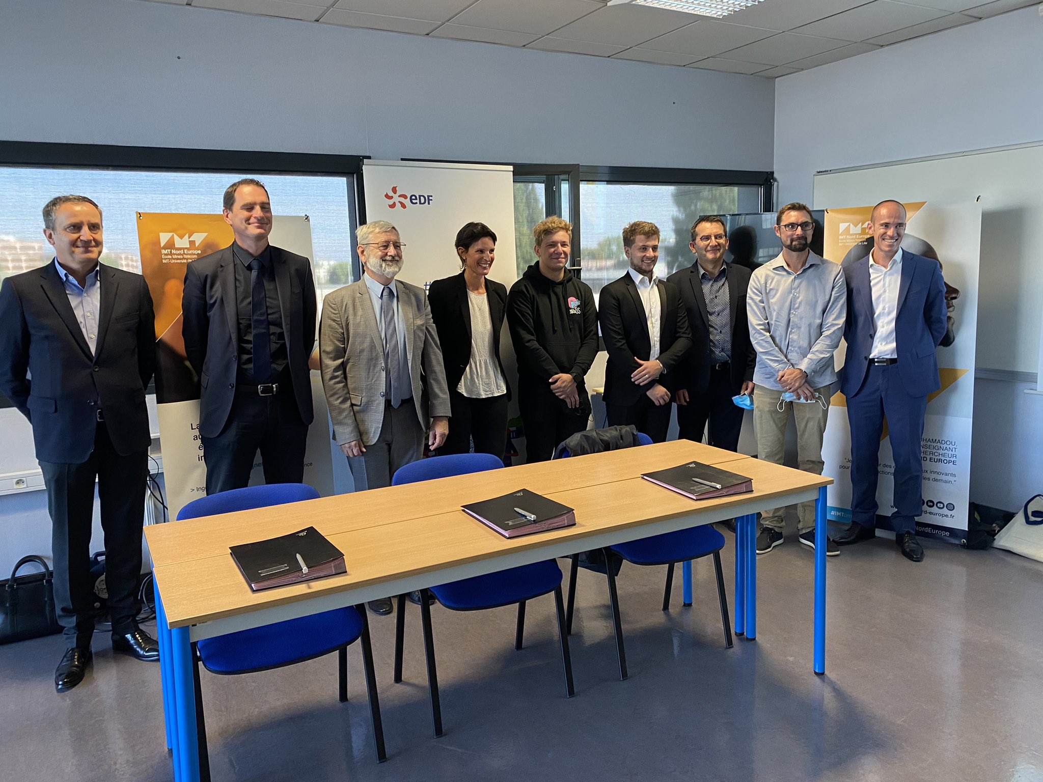 Renouvellement de la convention de partenariat entre EDF, Dalkia et IMT Nord Europe - IMT Nord ...
