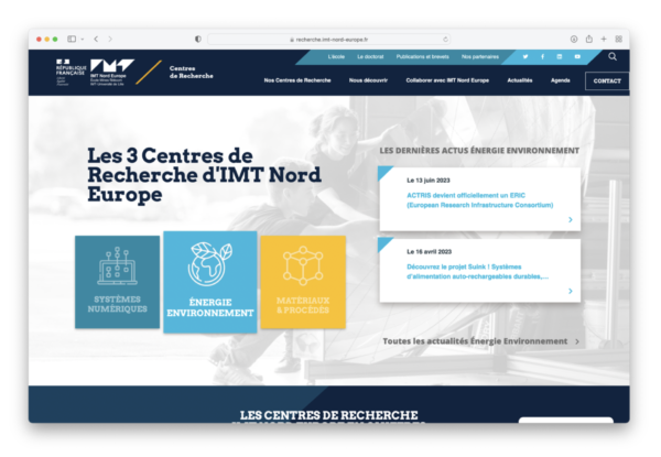 La Recherche à IMT Nord Europe - IMT Nord Europe